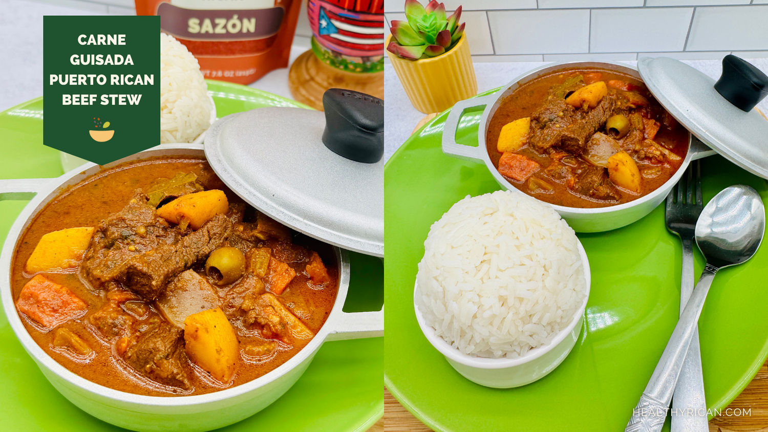 Puerto Rican Beef Stew (Carne Guisada): Family Recipe + Best Side Pair ...